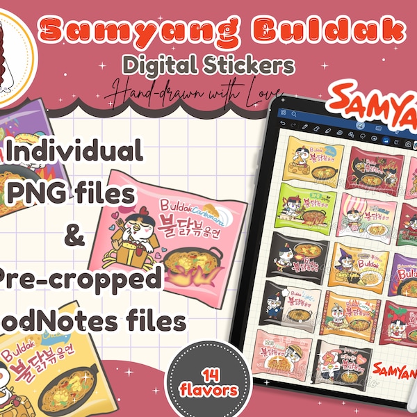 Ramen Stickers - Etsy