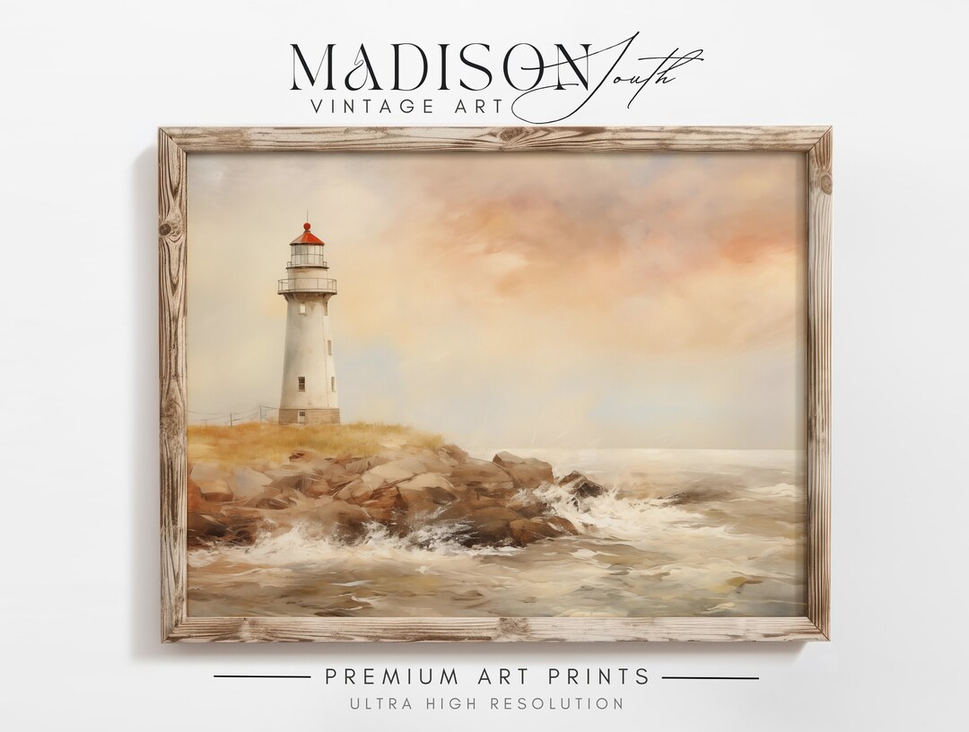 Art Print Digital Download | Neutral Seascape Art | Digital Download ...