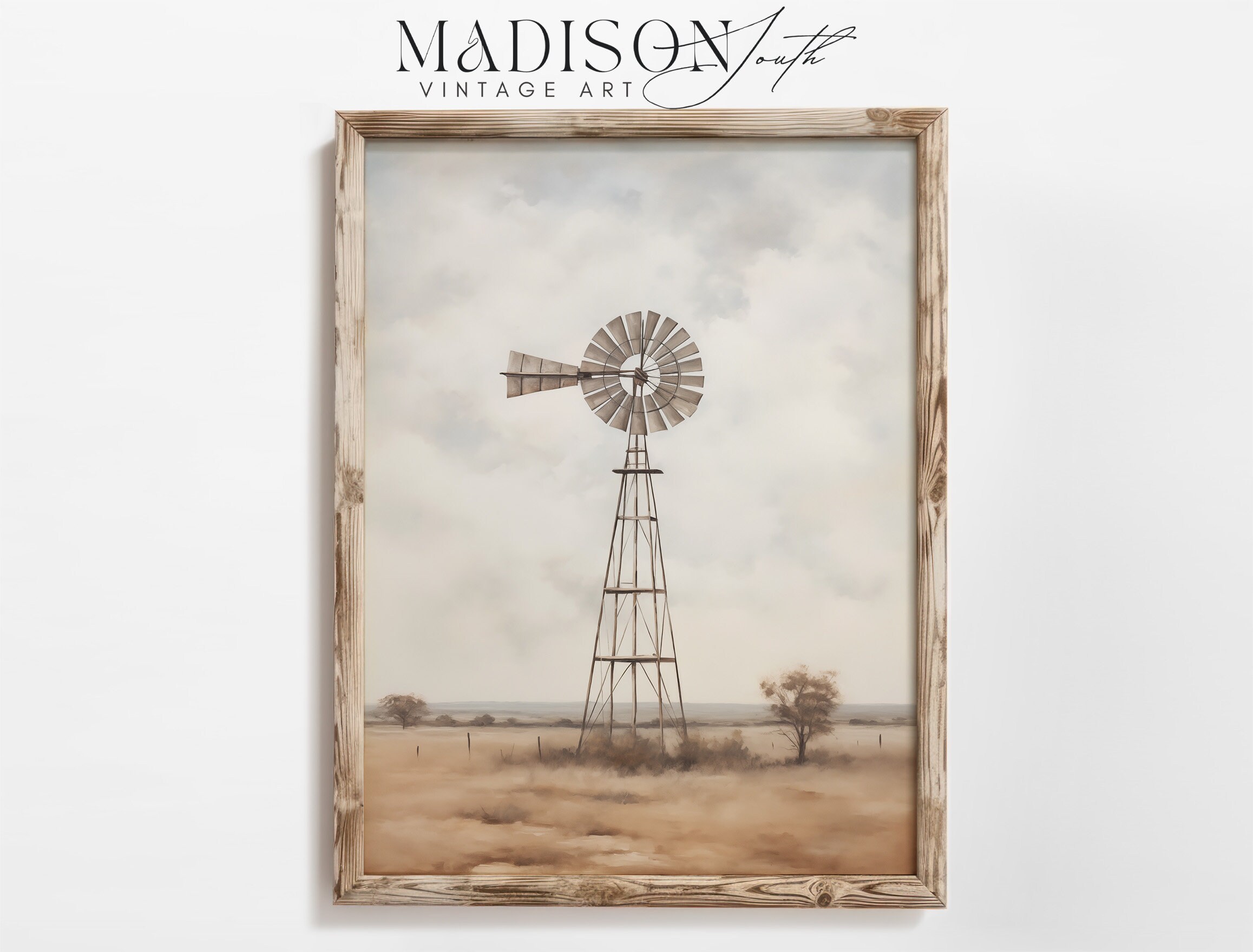 Art Print Digital Download | Vintage Country Scene Art Print | Antique ...