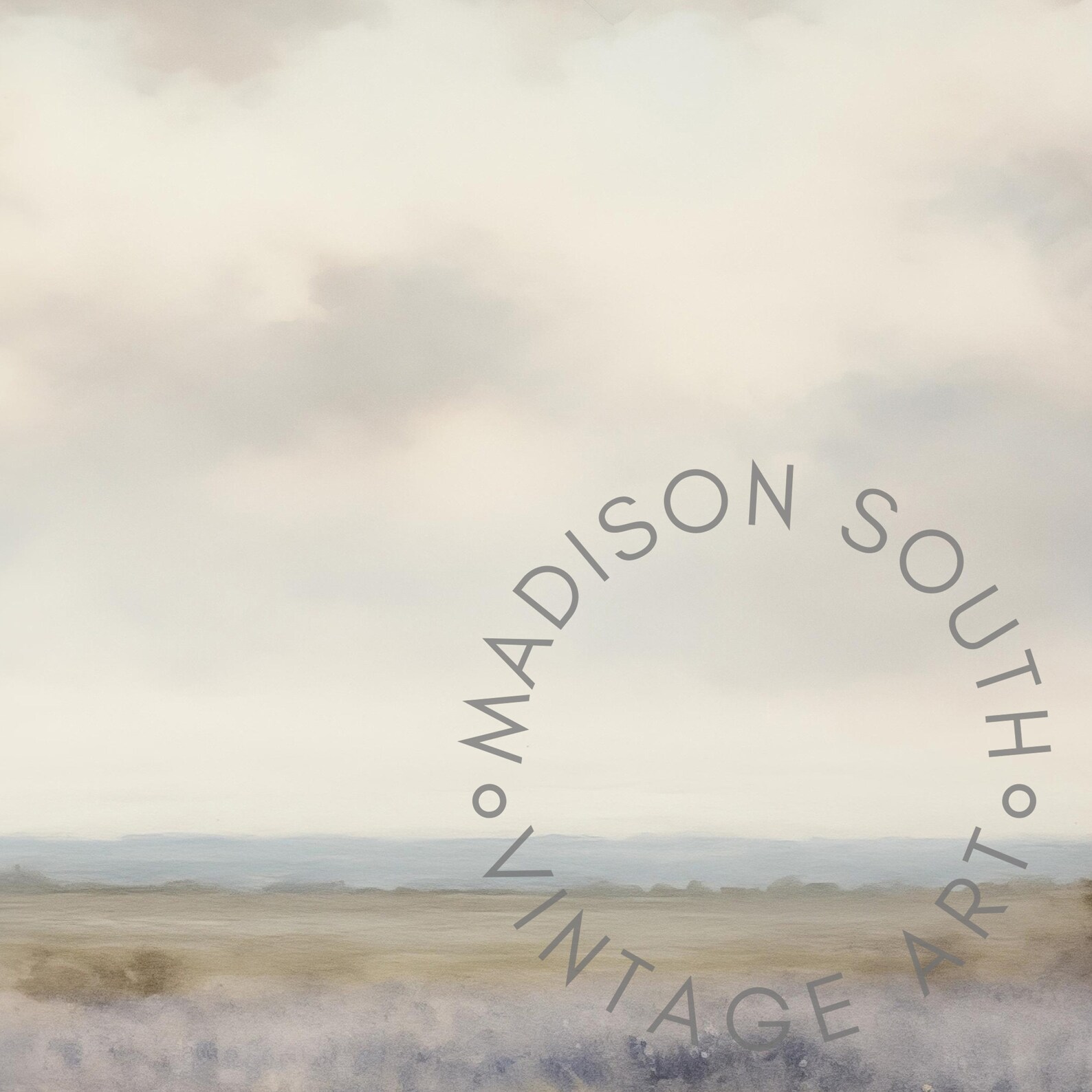 Art Print Digital Download | Neutral Landscape Art | Vintage Oil ...
