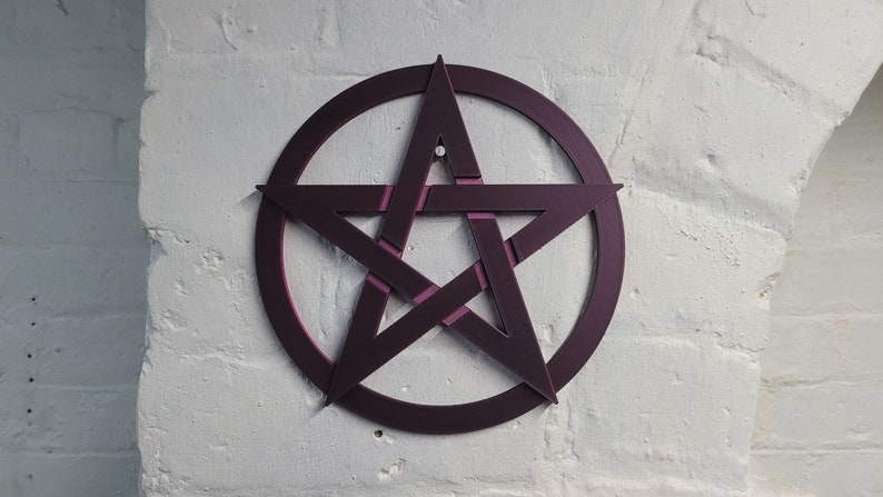 Pentacle Wall Art / Altar Tool / Shrine Decor - Etsy
