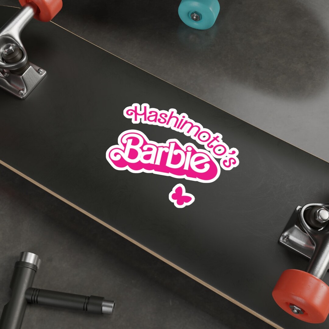 Hashimoto's Barbie Die-cut Sticker, Hashimoto's Awareness Stickers ...