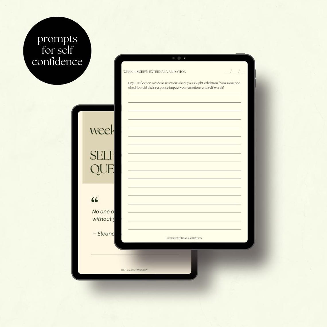 Digital Journal | Daily Prompts | Self-love Workbook | Validation Guide ...