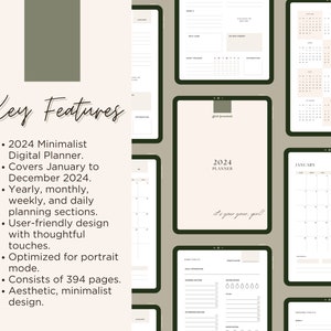 Digital Planner | 2024 Planner | iPad Planner | Goodnotes Planner ...
