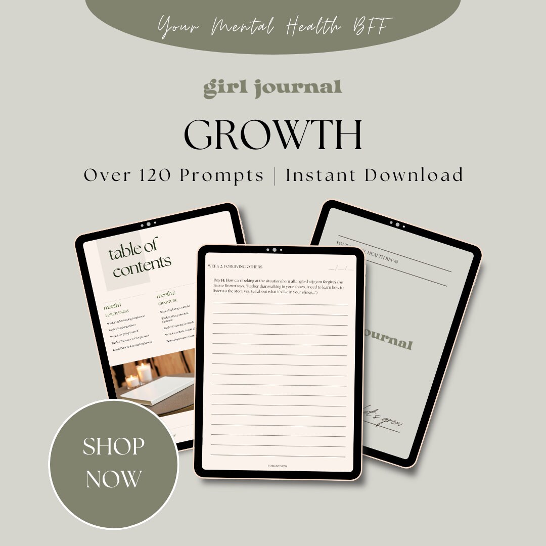 Daily Journal With Prompts | Guided Journal | Daily Digital Journal ...