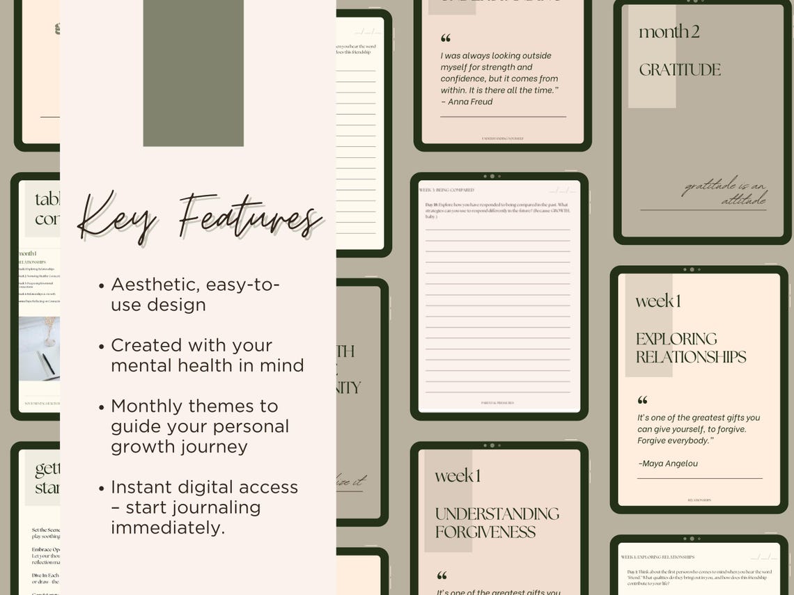 Digital Journal | Daily Journal | Daily Prompts | Undated Journal ...