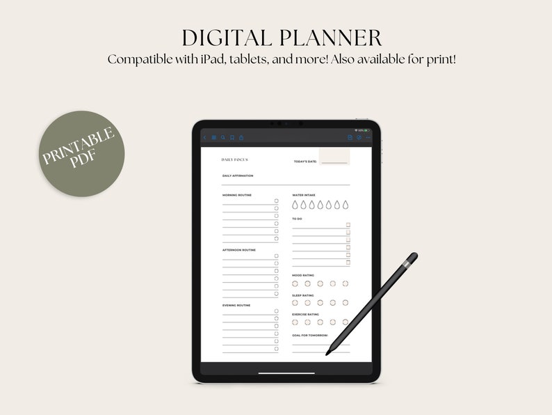 Digital Planner | 2024 Planner | iPad Planner | Goodnotes Planner ...