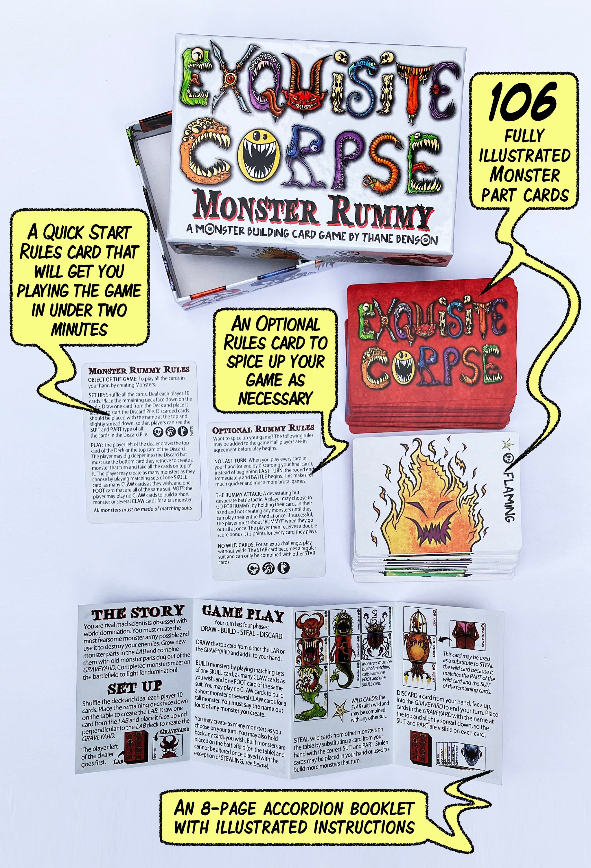 Exquisite Corpse: Monster Rummy - Etsy