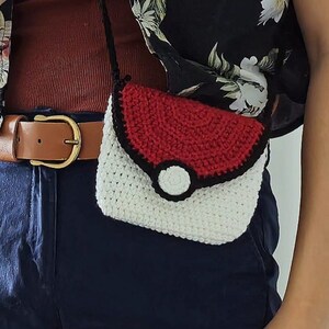 Pokemon Crochet Bag PATTERN Pokeball Crochet Purse PDF Digital Download ...