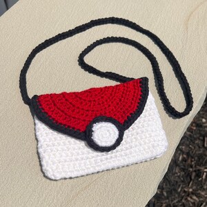 Pokemon Crochet Bag - PATTERN - Pokeball Crochet Purse - PDF Digital ...