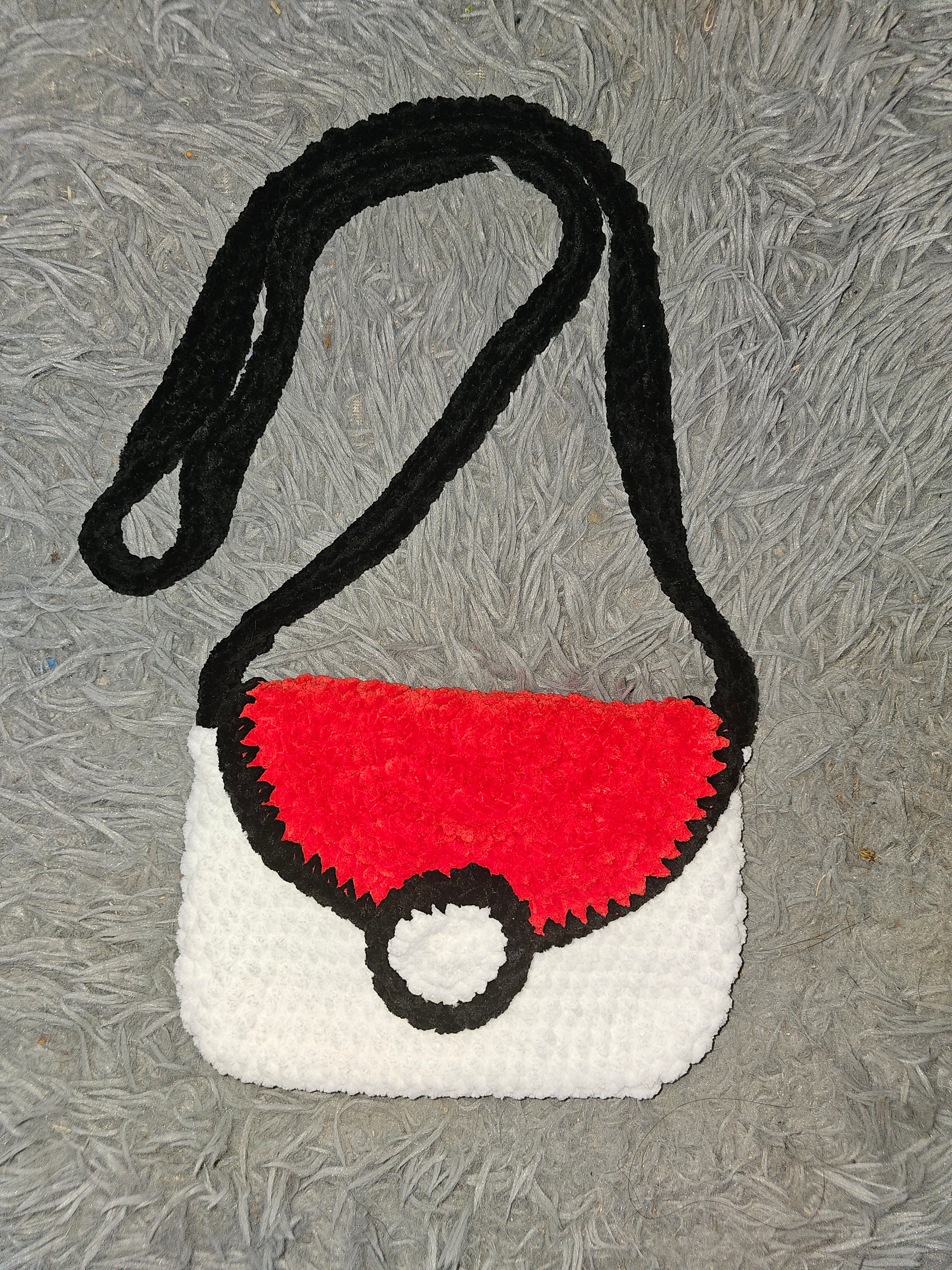 Pokemon Crochet Bag - PATTERN - Pokeball Crochet Purse - PDF Digital ...