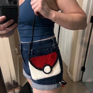 Pokemon Crochet Bag - PATTERN - Pokeball Crochet Purse - PDF Digital ...
