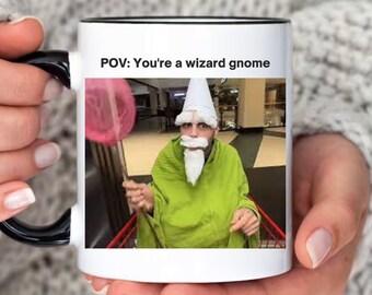 Crawly the Wizard Gnome Guy, Meme Sweatshirt, Tiktok, Funny Gnome With ...