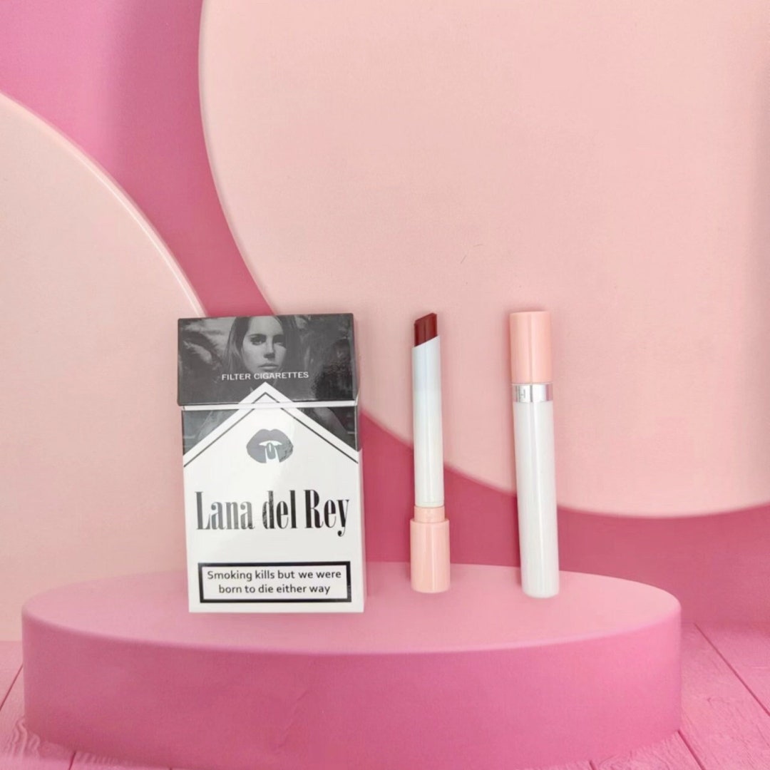 Lana Del Rey Cigarette Lipsticks Set,4 Colors One Set,designed Box ...