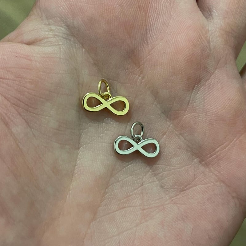 Infinity Charm - Etsy