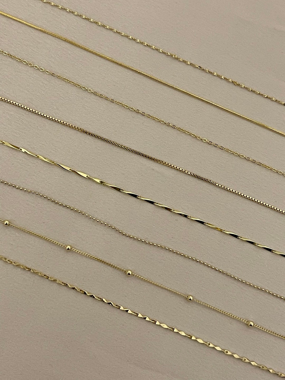 Gold Oval Chain,18k Box Chain Rectangle Chain for Necklace DIY Jewelry ...