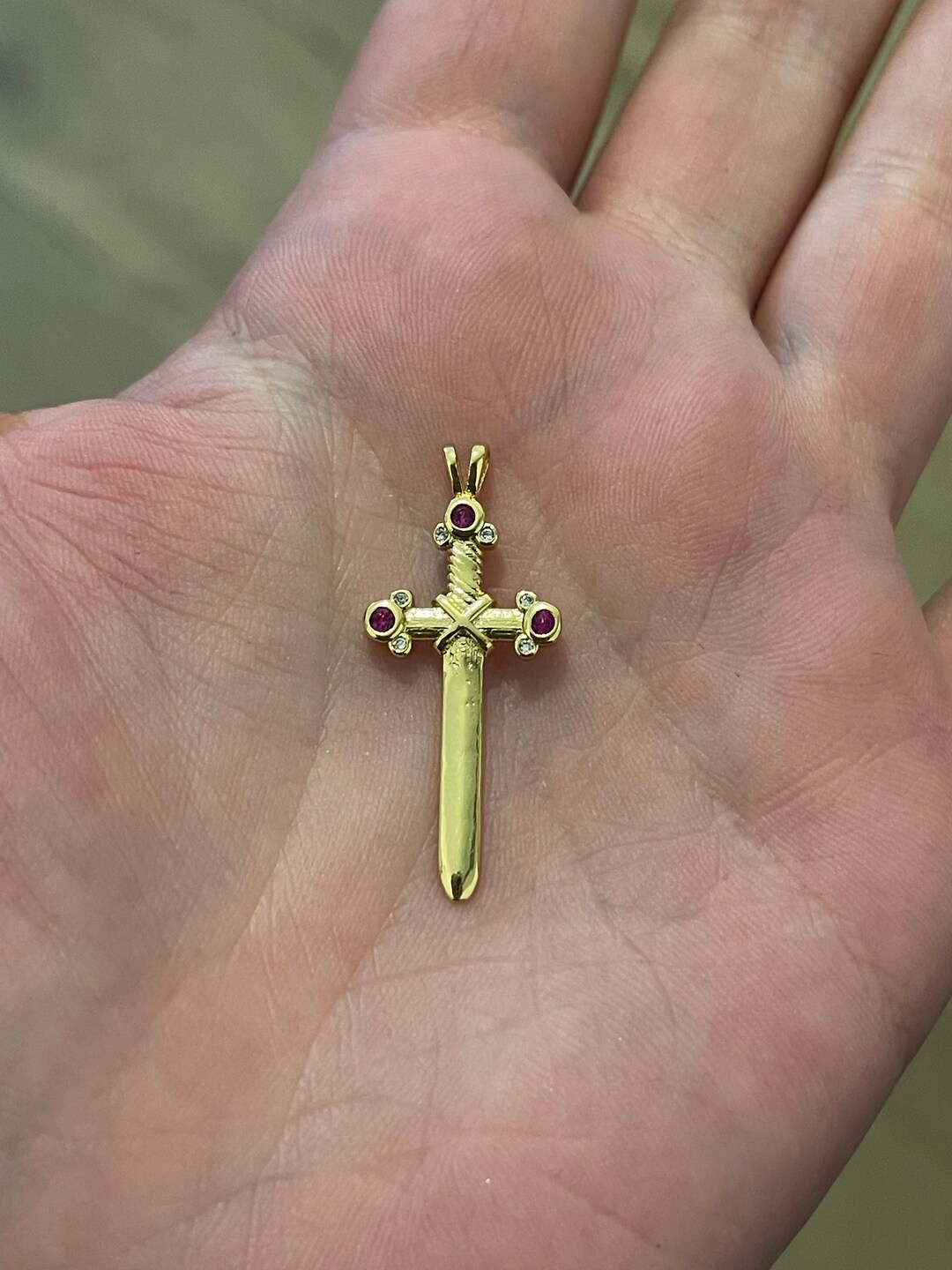 Gold Sword Charms,18k Gold Filled Sword Pendant,sword Charm Bracelet ...
