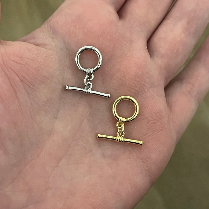 18k Gold Toggle Clasp - Etsy