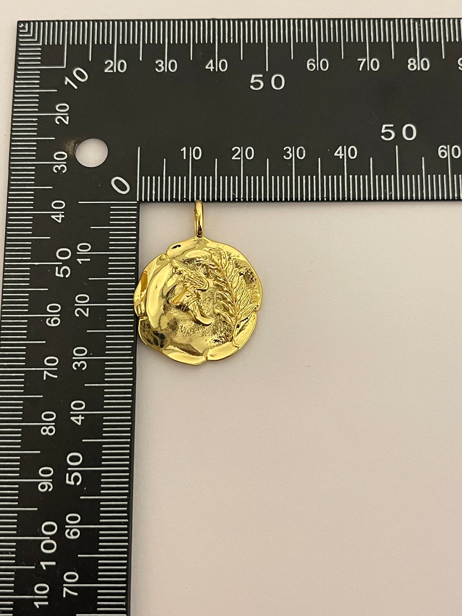 Gold Coin Charms,18k Gold Coin Pendant, Round Coin Charm Bracelet ...