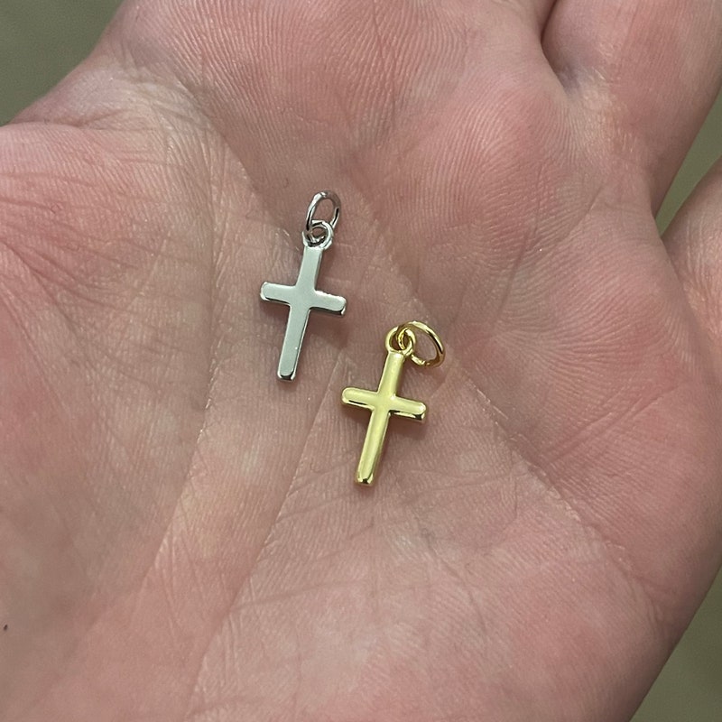 Cross Charm - Etsy