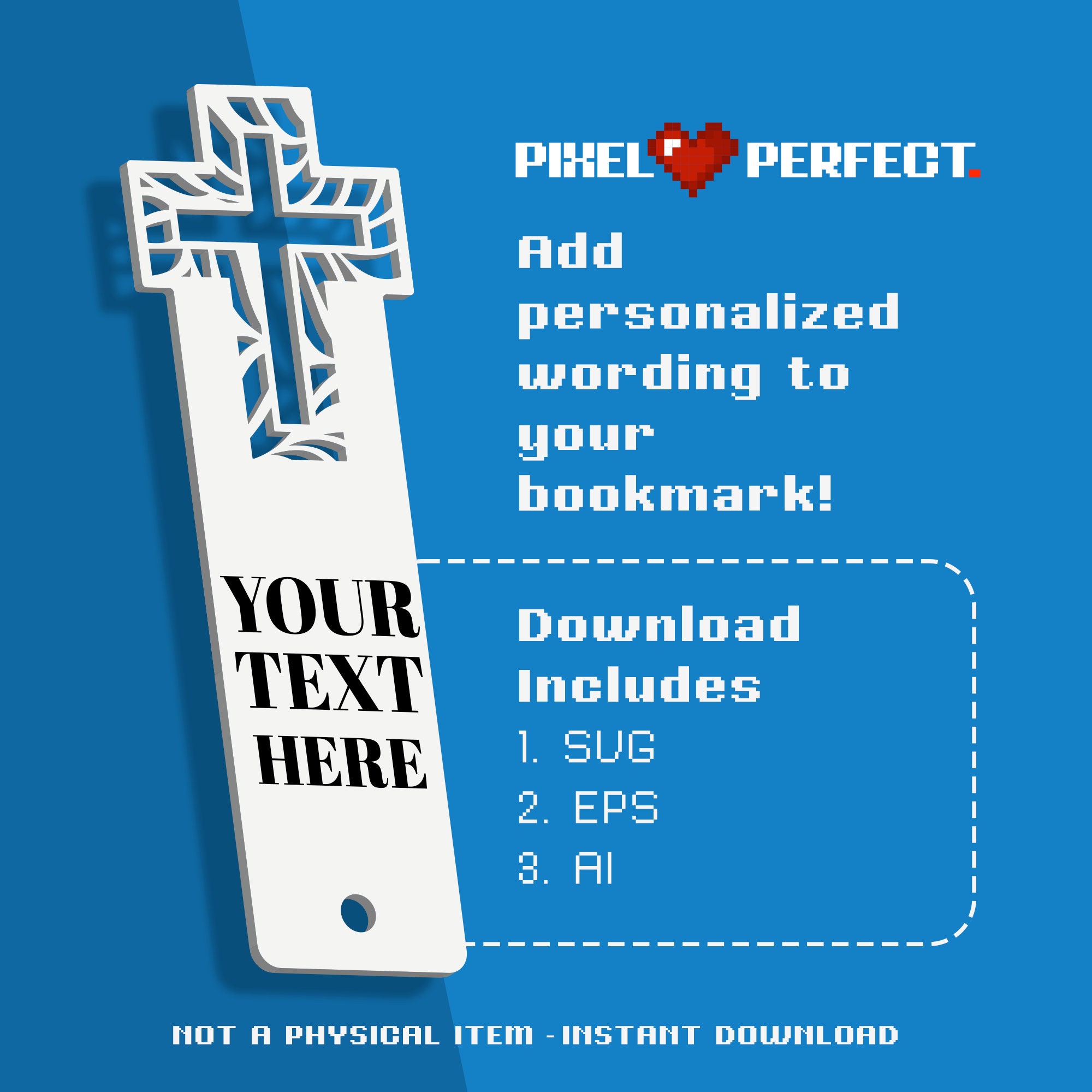 Religious Bookmark Keepsake Design. (holy Communion, Baptism) Wood ...