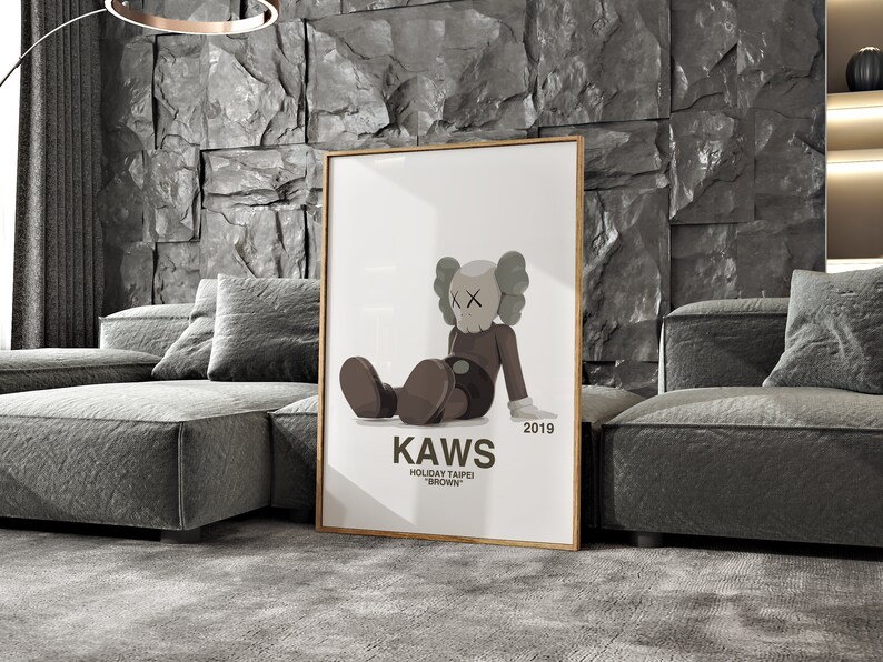 KAWS Poster Set of 3: Hypebeast Wall Art & Graffiti Decor - Digital ...