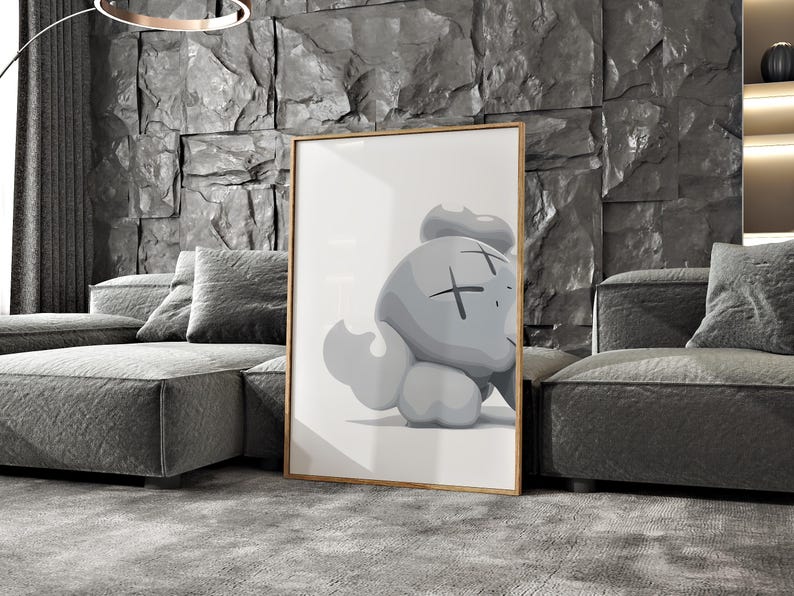 KAWS Poster Set: Minimalist Graffiti Art Prints (digital Download) - Etsy