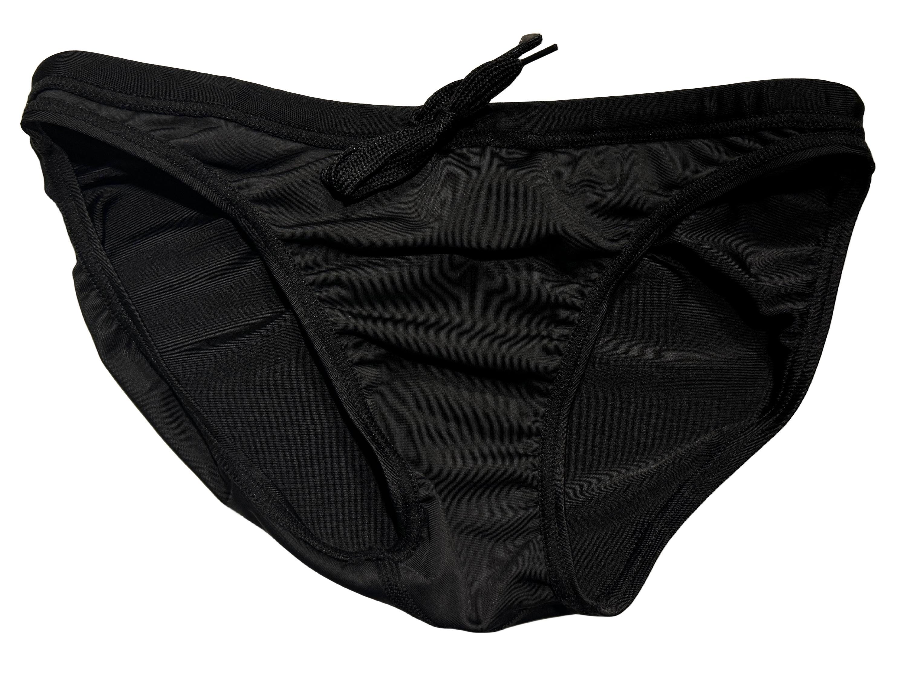 VXA Men's Swim Brief, Unlined Front, Drawcord, Racer Cut, Low Rise ...
