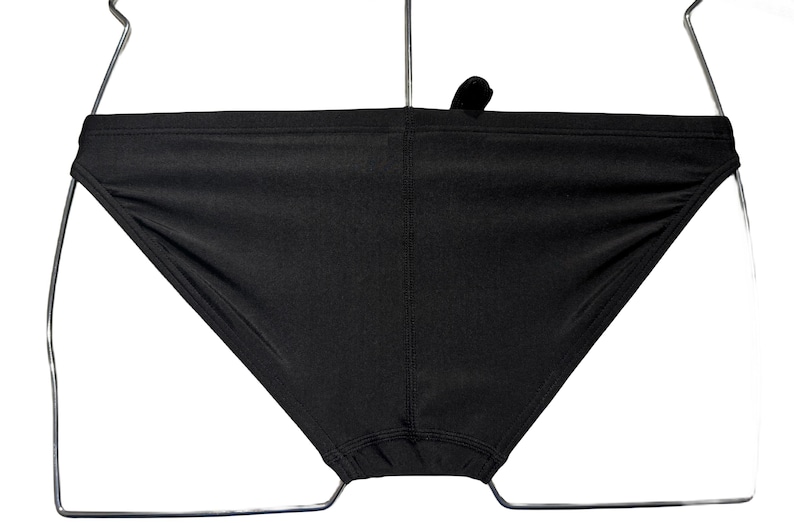 VXA Men's Swim Brief, Unlined Front, Drawcord, Racer Cut, Low Rise ...