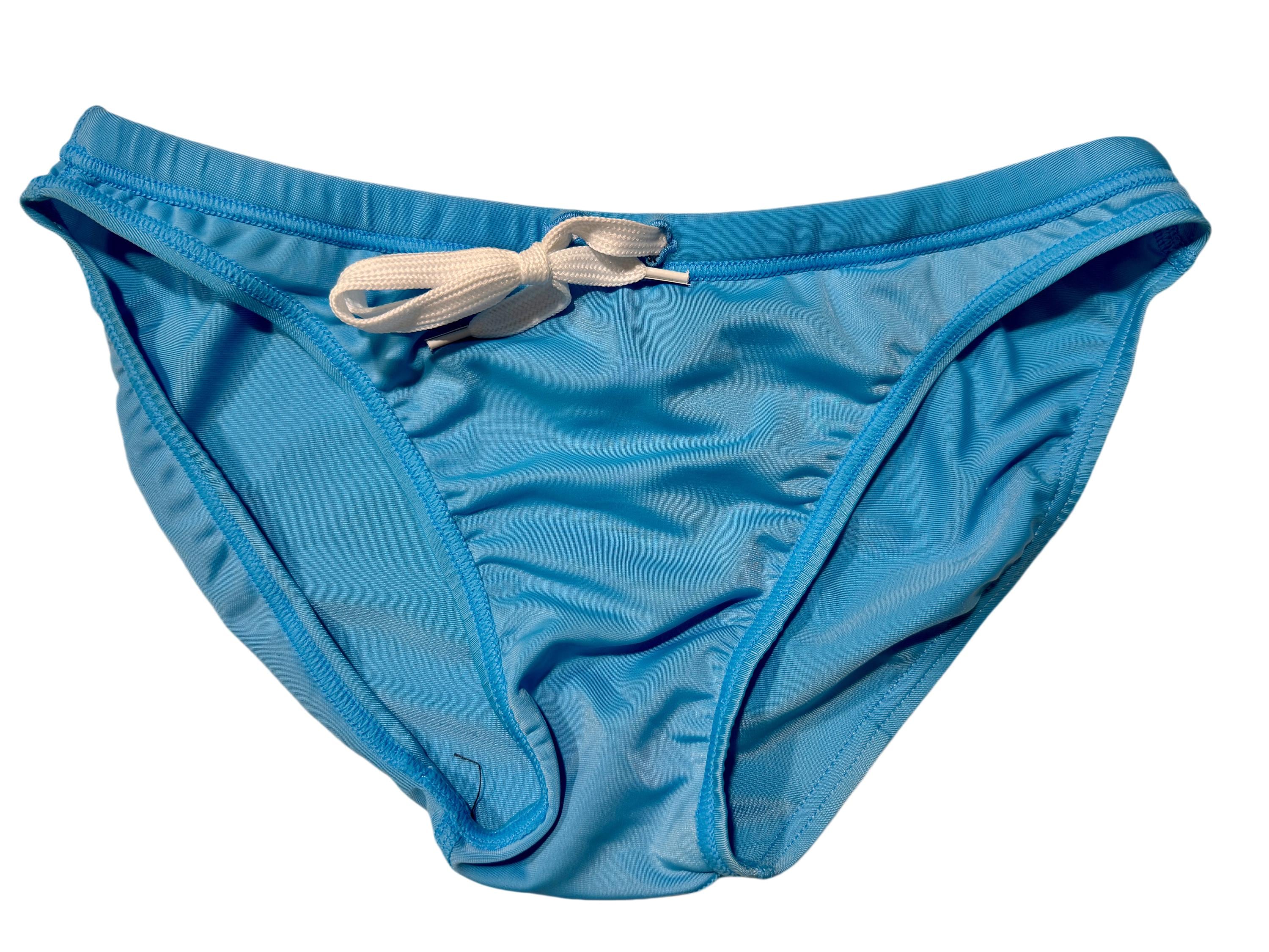 VXA Men's Swim Brief, Unlined Front, Drawcord, Racer Cut, Low Rise ...