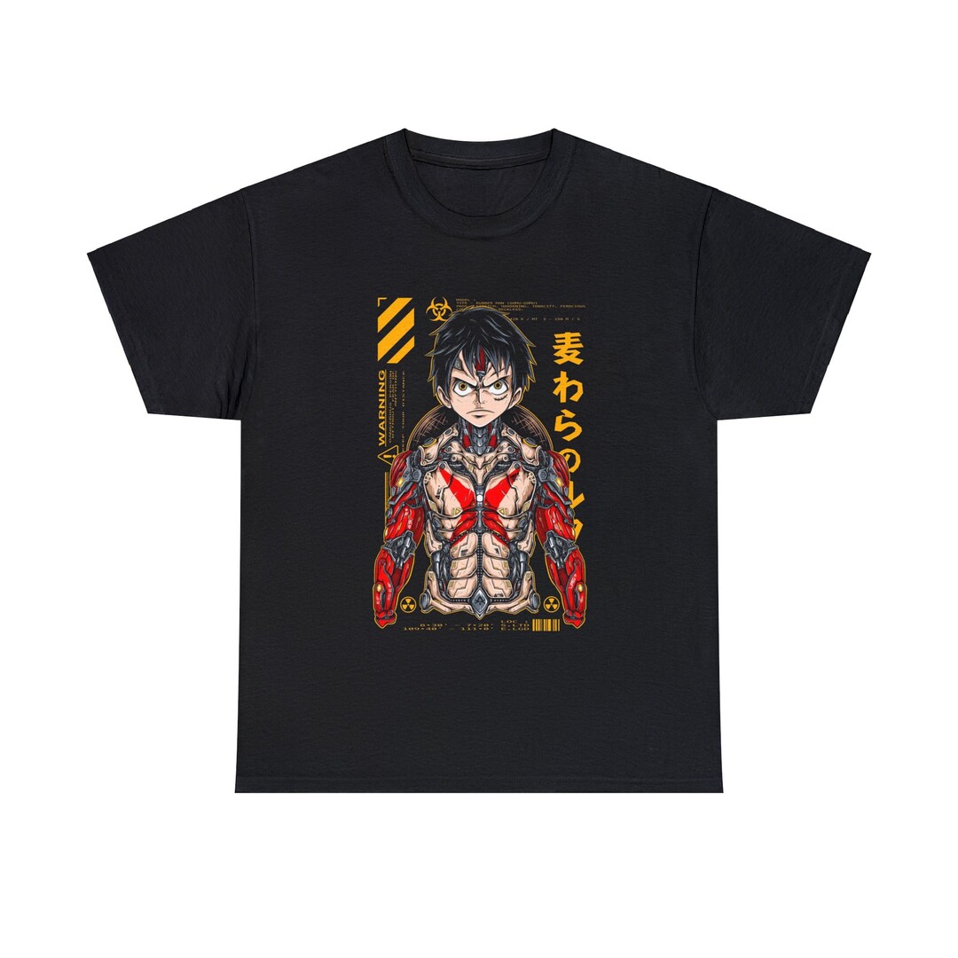 Luffy Cyborg Luffy Supernova Cyborg One Piece Anime Tshirt - Etsy