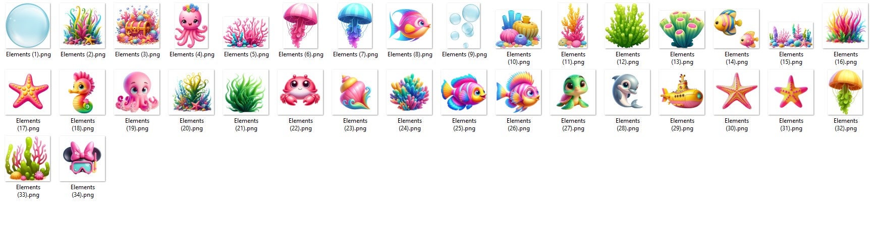 Minnie Under the Sea Png, Summer Minnie Mouse Clipart, Minnie Diver Png ...