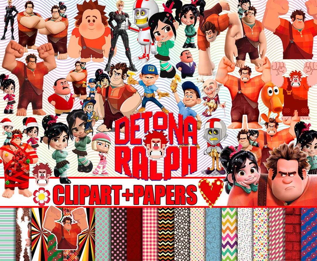 Wreck It Ralph Png Bundle, Movie PNG Clipart, Wreck It Ralph Clipart ...