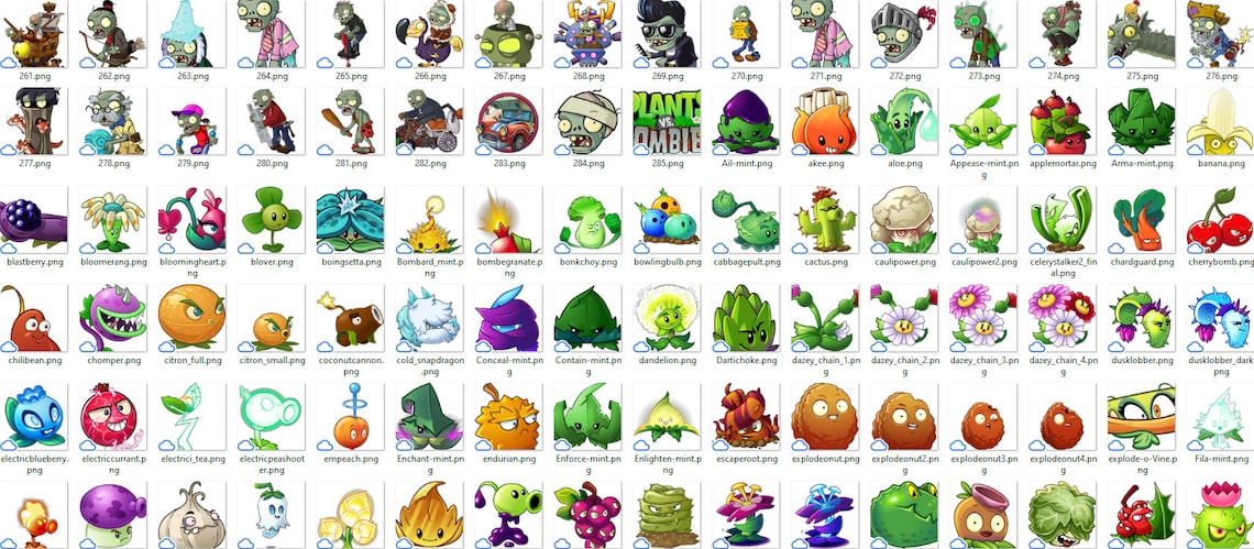 Plants Vs Zombies Heros Clipart Bundle, Plants Vs Zombies Png Bundle ...
