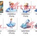 3D Cute Cinderella Princess Clipart, Pumpkin Carriage, Glass Slipper ...