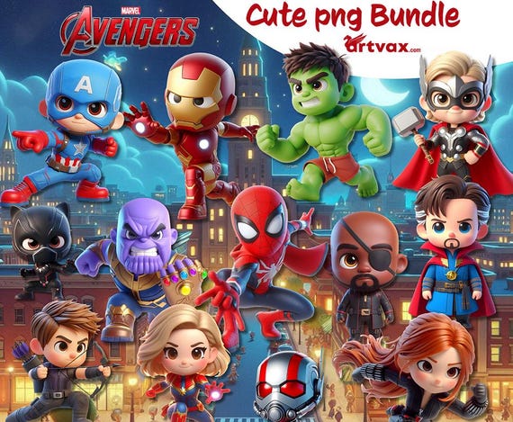 Avengers Chibi Figures