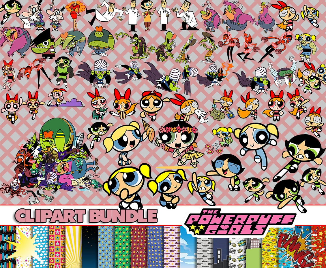 Power Puff Girls Clipart