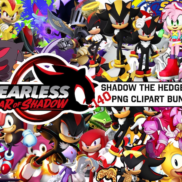 Shadow Sonic the Hedgehog Cake Topper - Etsy UK