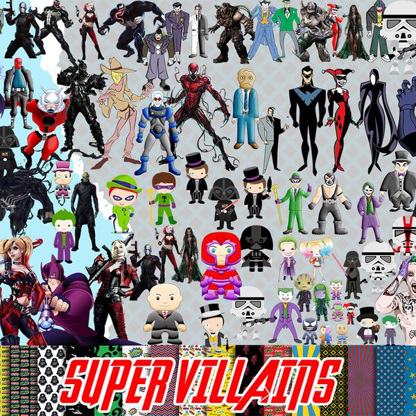 Super Villain Art - Etsy