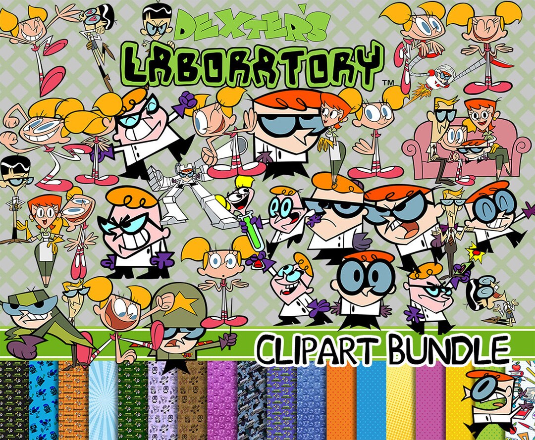 Paquete png de Dexter Laboratory, sublimación de imágenes prediseñadas ...