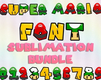 Super Mario Alphabet Png, Super Bro Font, Super Font Letters Png, Super ...