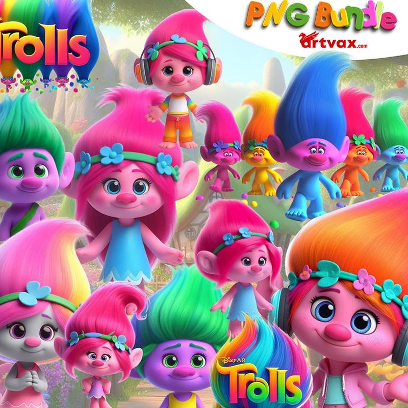 Trolls Printables - Etsy