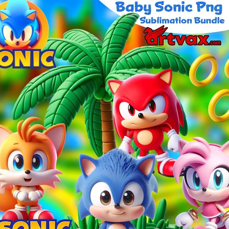 Sonic and Friends Png - Etsy
