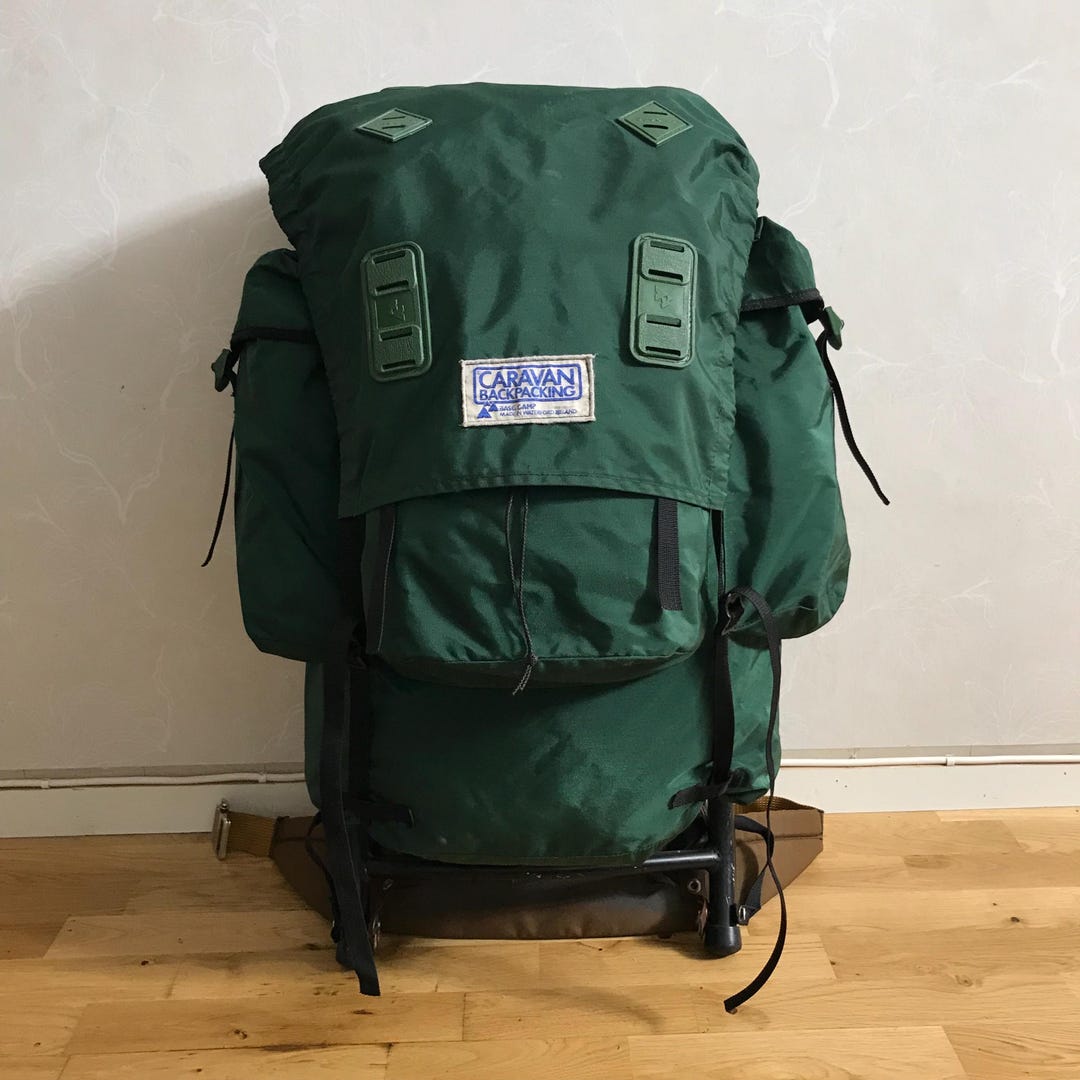 Vintage Caravan Campbase Hiking Backpack - Etsy