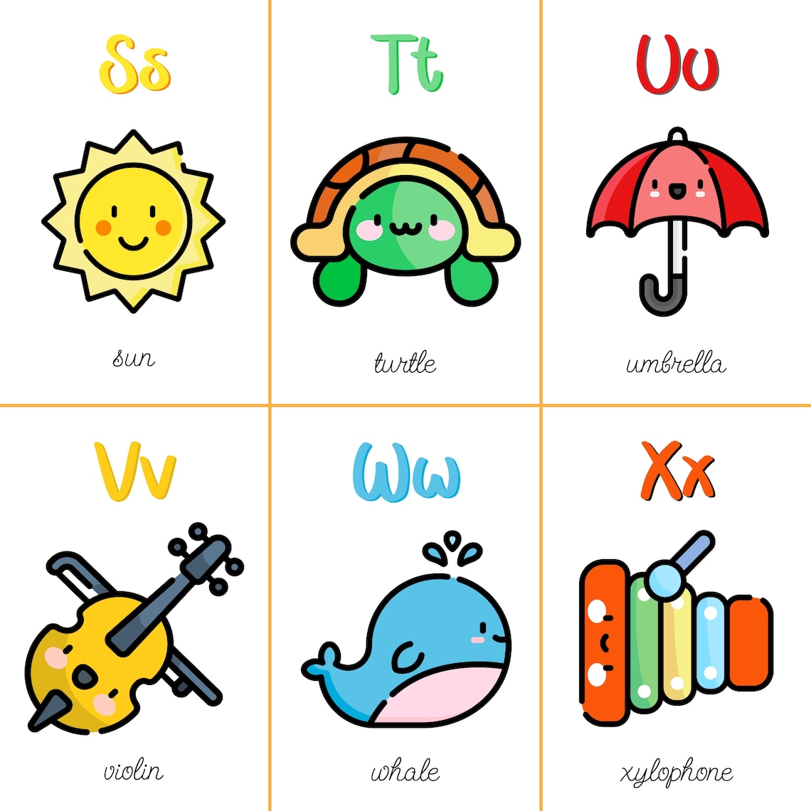 Fun Printable ABC Flashcards for Kids Perfect for Early Childhood ...