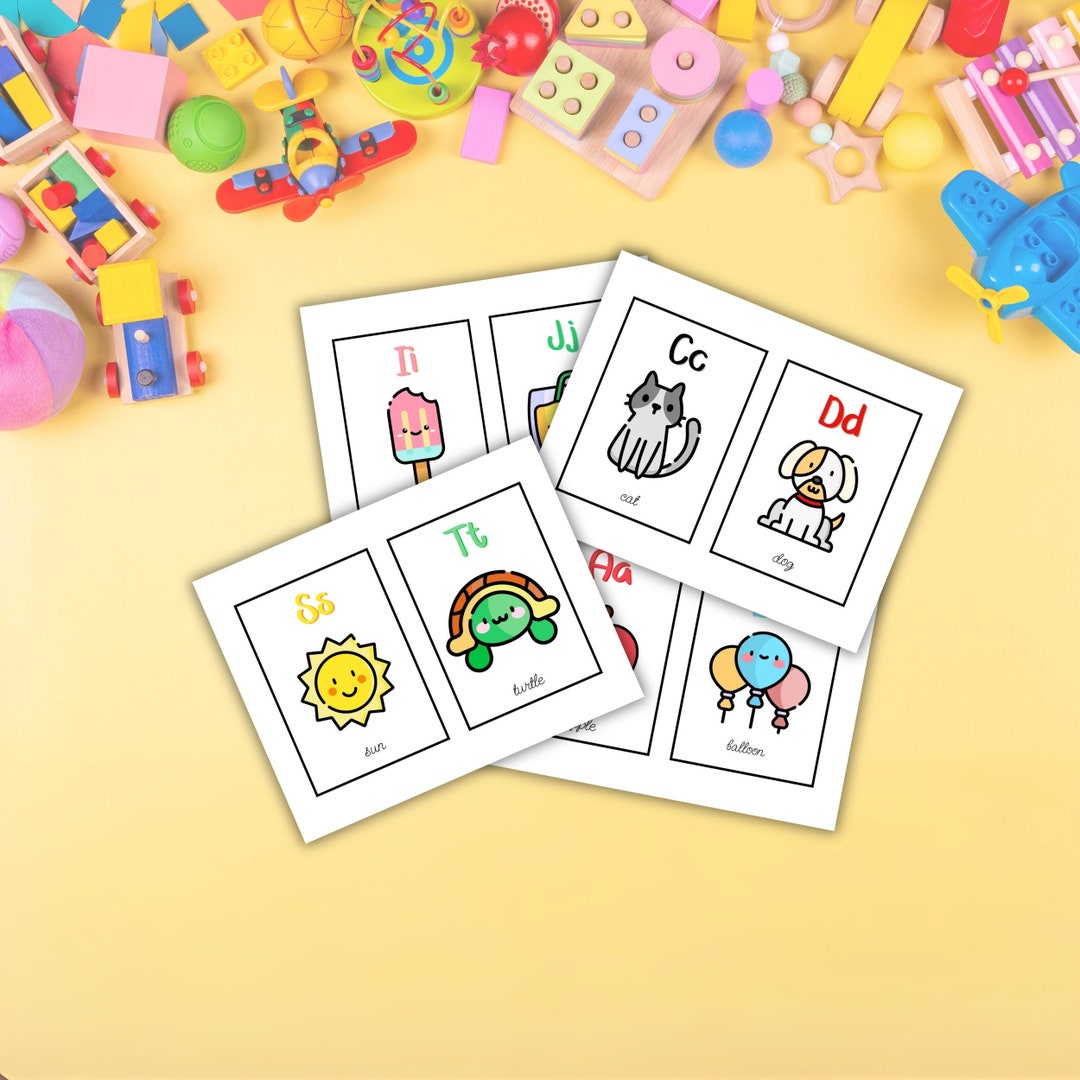 Fun Printable ABC Flashcards for Kids Perfect for Early Childhood ...