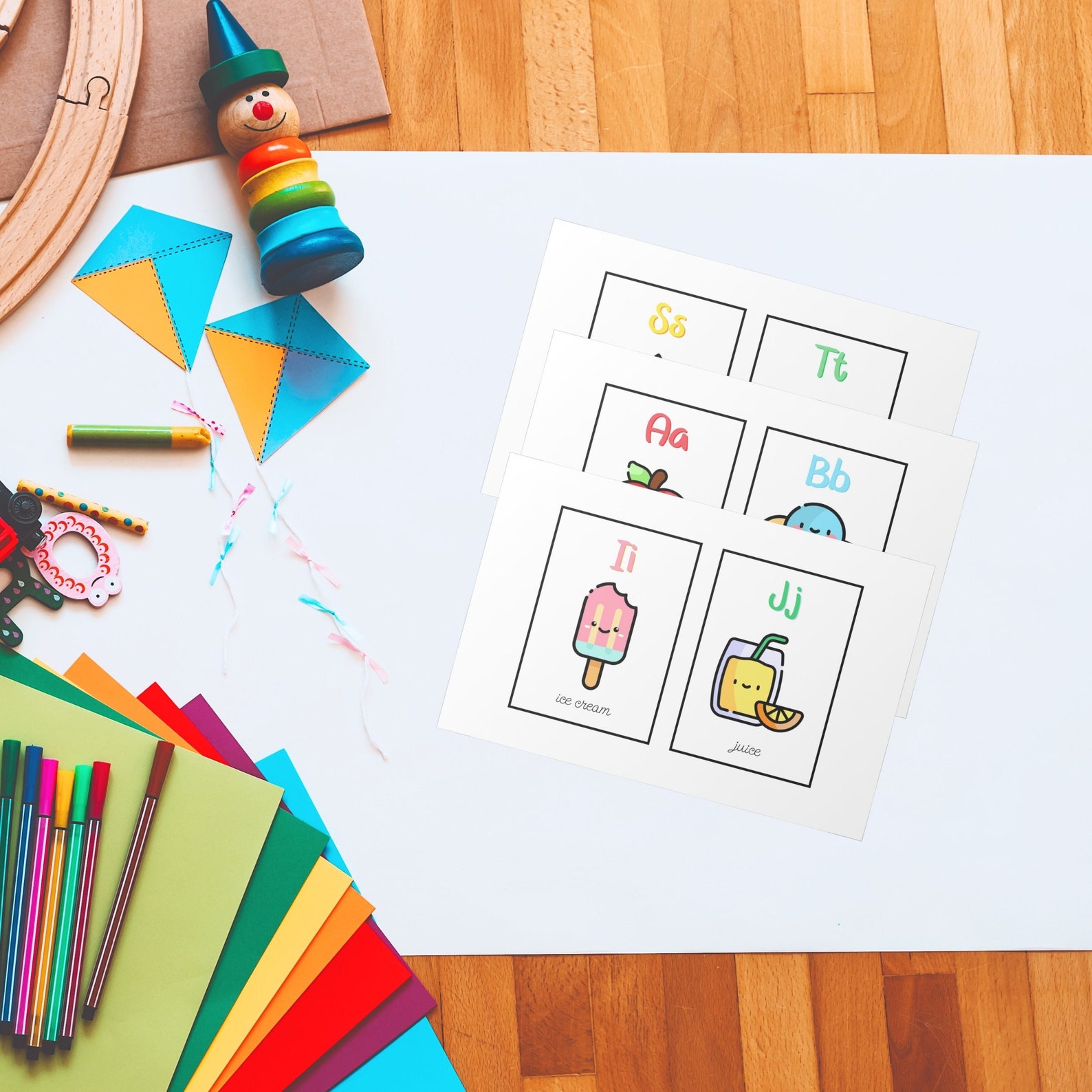 Fun Printable ABC Flashcards for Kids Perfect for Early Childhood ...