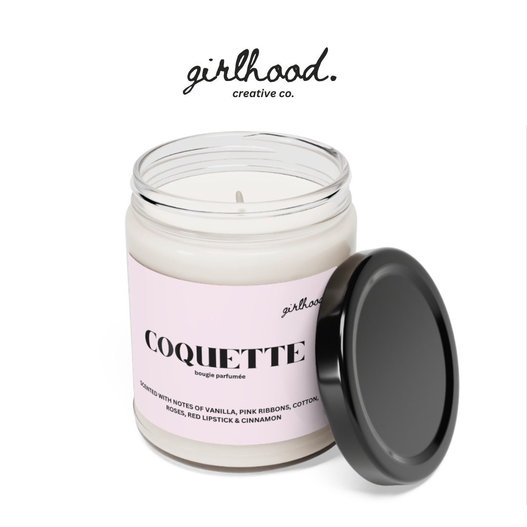 Coquette Candle Aesthetic Candle Lana Del Rey Pink Home Decor Ribbons ...