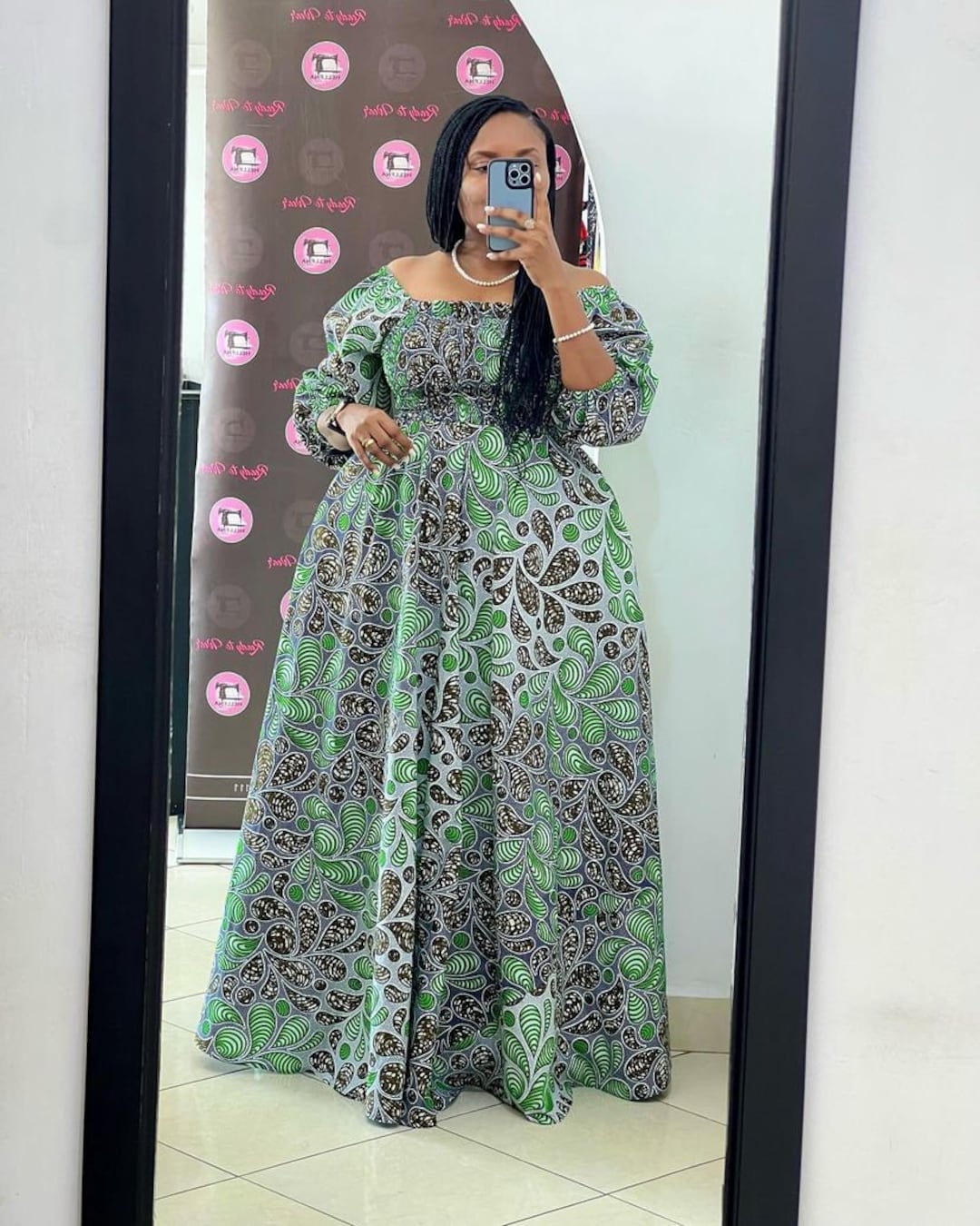 African Kitenge. Women Free Size. Kenyan Ethnic Women Dress. Kitenge ...