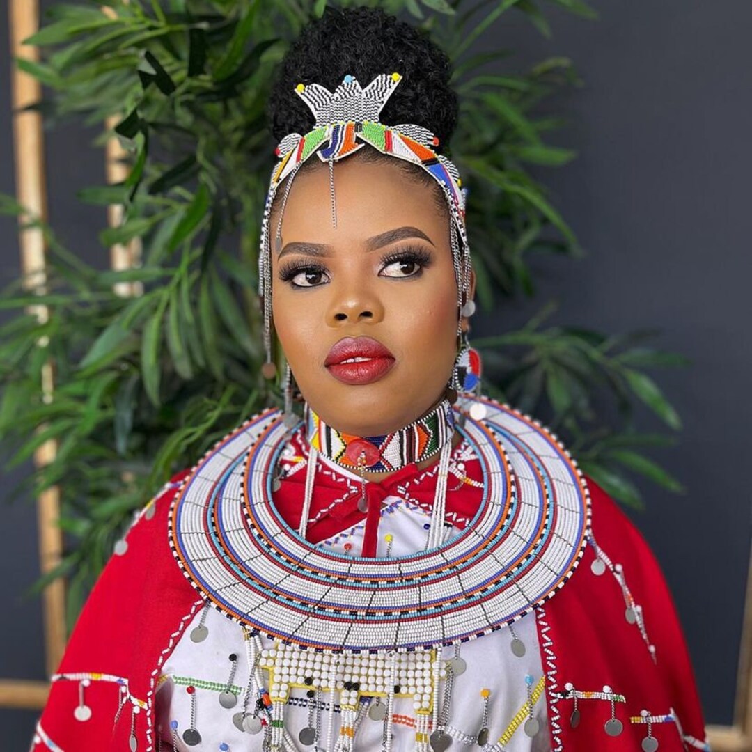 Maasai Wedding Necklace, Maasai Ceremonial Necklace, African Beaded ...